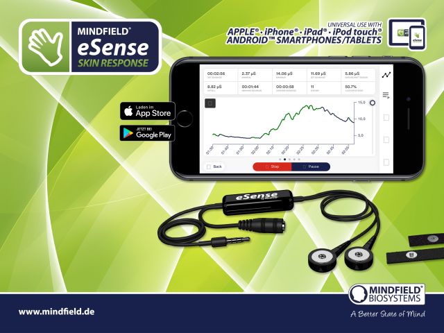 ESense Skin Response (GSR Sensor) - Skin Resistance Meter